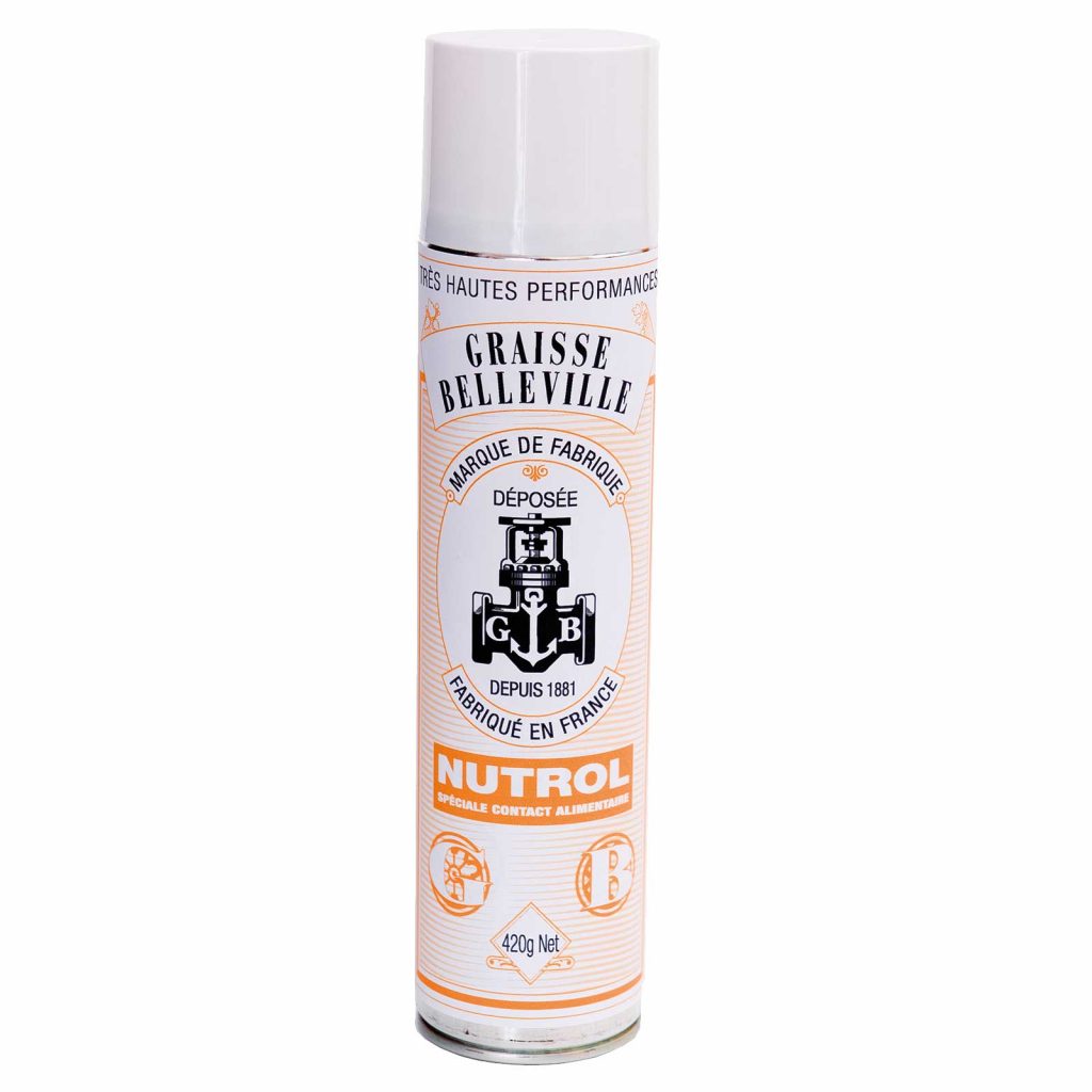 Graisse Blanche Contact Alimentaire Aérosol400ml - Graisse-Belleville