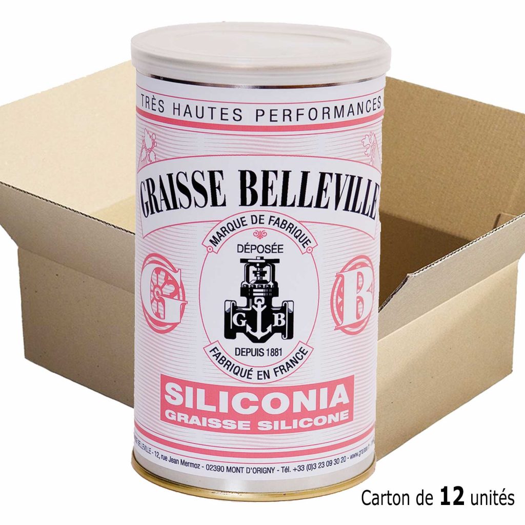 Graisse Blanche Silicone Carton12Boites700g - Graisse-Belleville